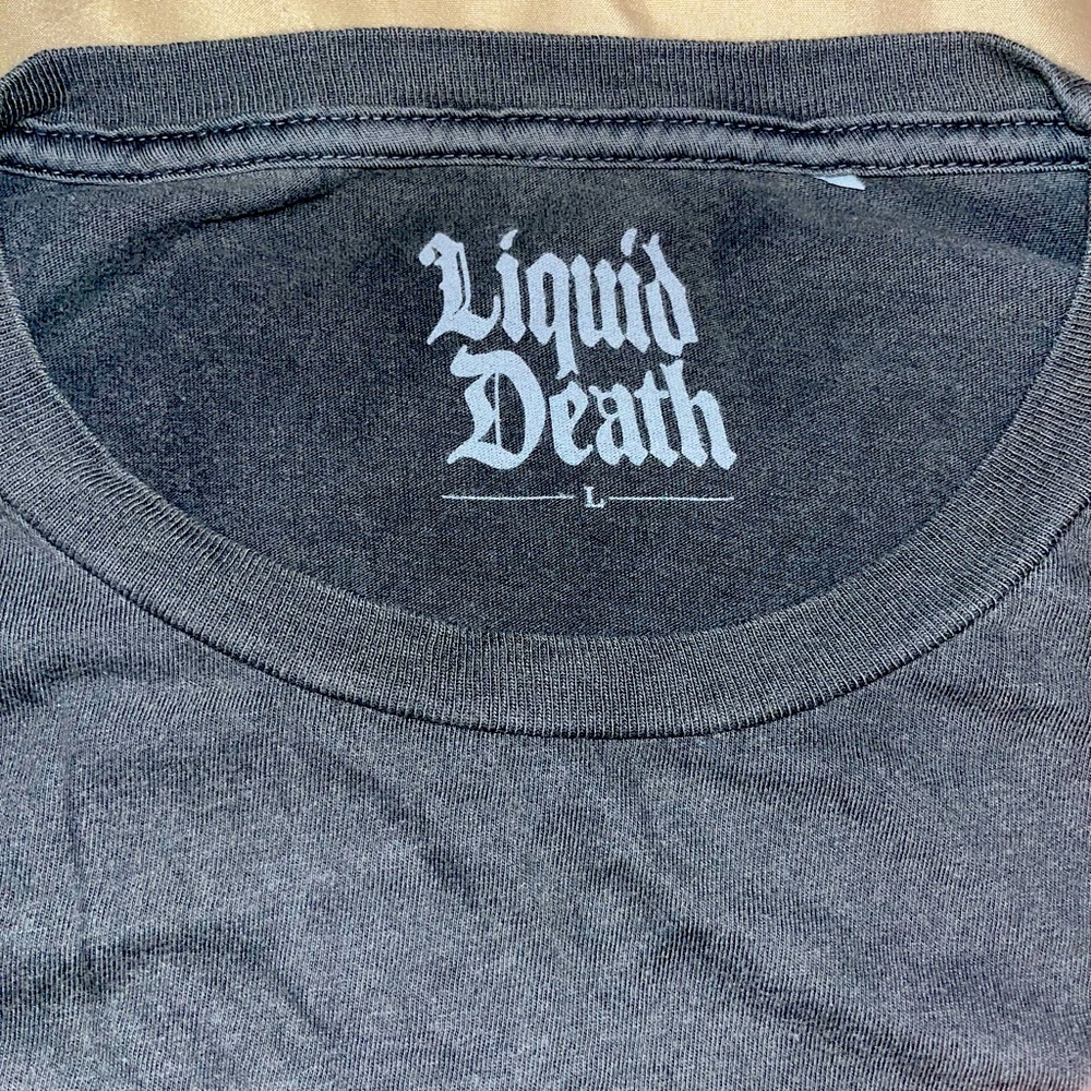 Liquid Death Official Tee Eagle Design - Gem